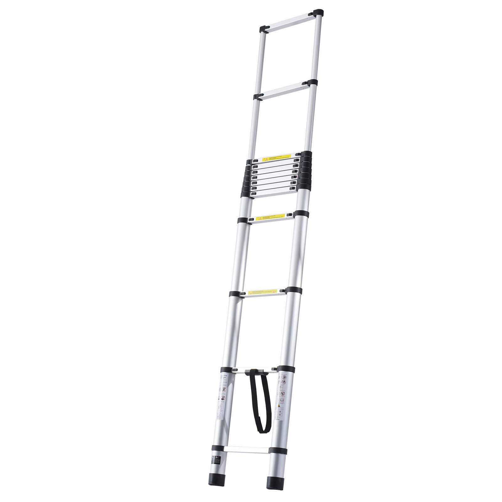 VEVOR Telescoping Extension Ladder 16.4FT Multi-button Retraction 375 ...