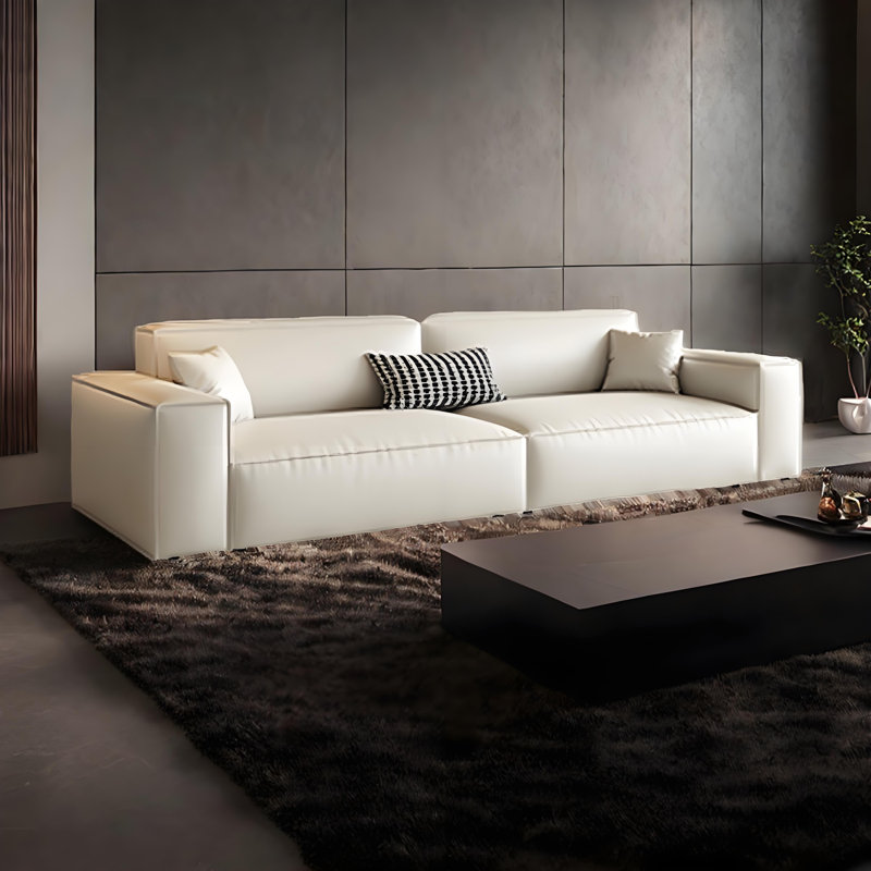 Merting Modern Living Room Straight Cube Sofa | Wayfair