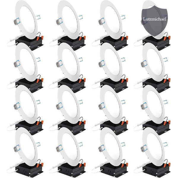 menggutong Smooth Trim LED Recessed Light - Wayfair Canada