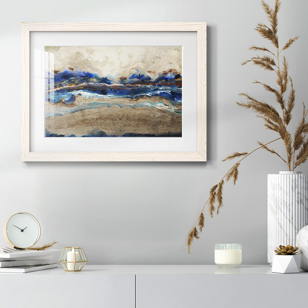 Wrought Studio™ Rip Curl Framed On Paper Print | Wayfair
