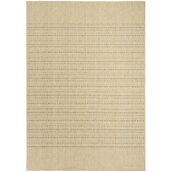 Gracie Oaks Tulum Taupe Outdoor Rug & Reviews | Wayfair