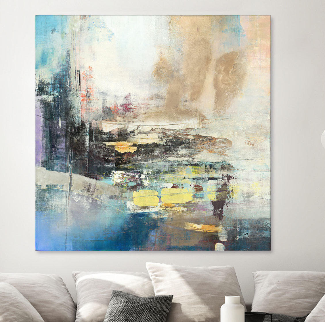 Clicart Awaken I by Nancy Ngo - Wrapped Canvas Painting Print | Wayfair