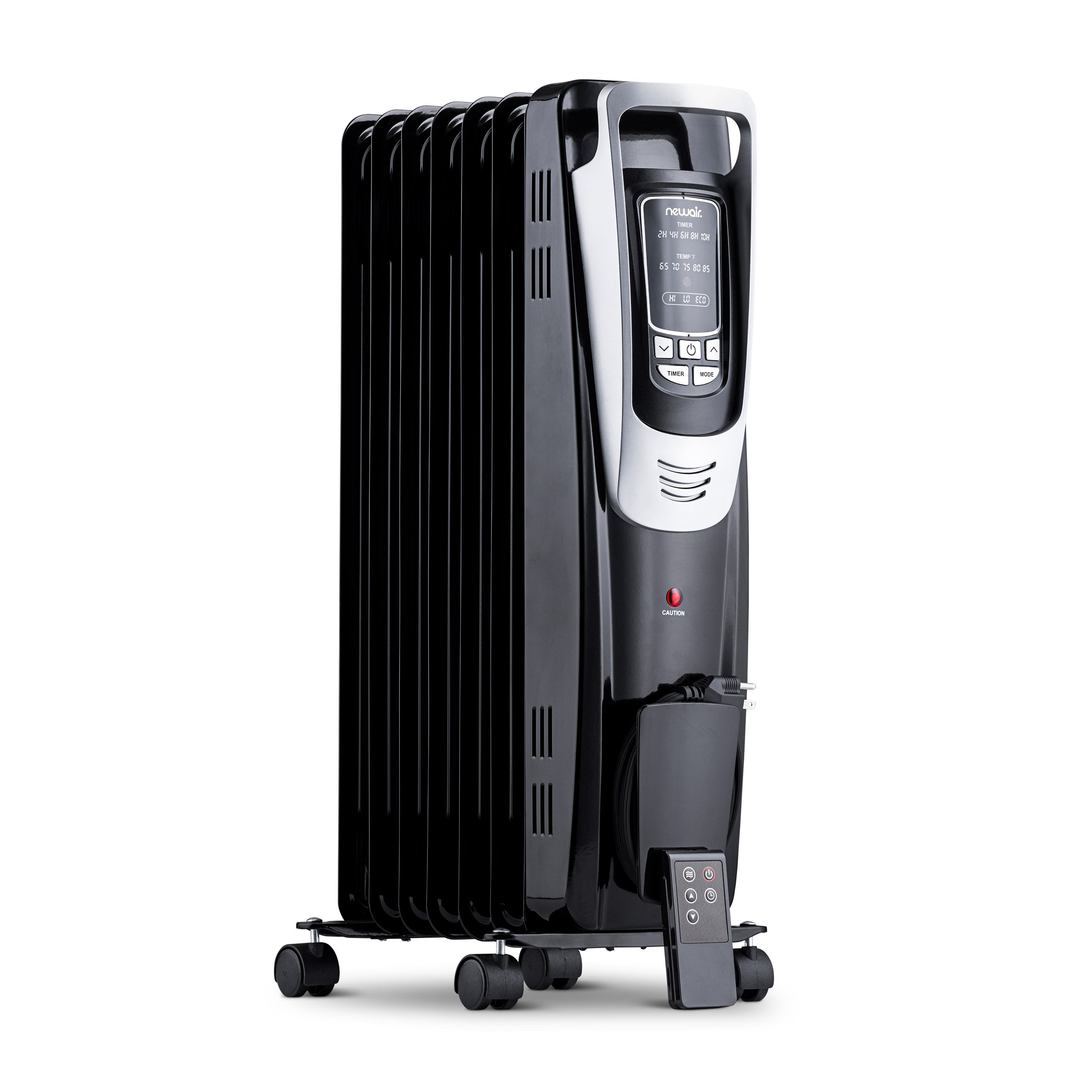 Newair Portable Oil Filled Radiator Space Heater, 150 ft² with Silent ...