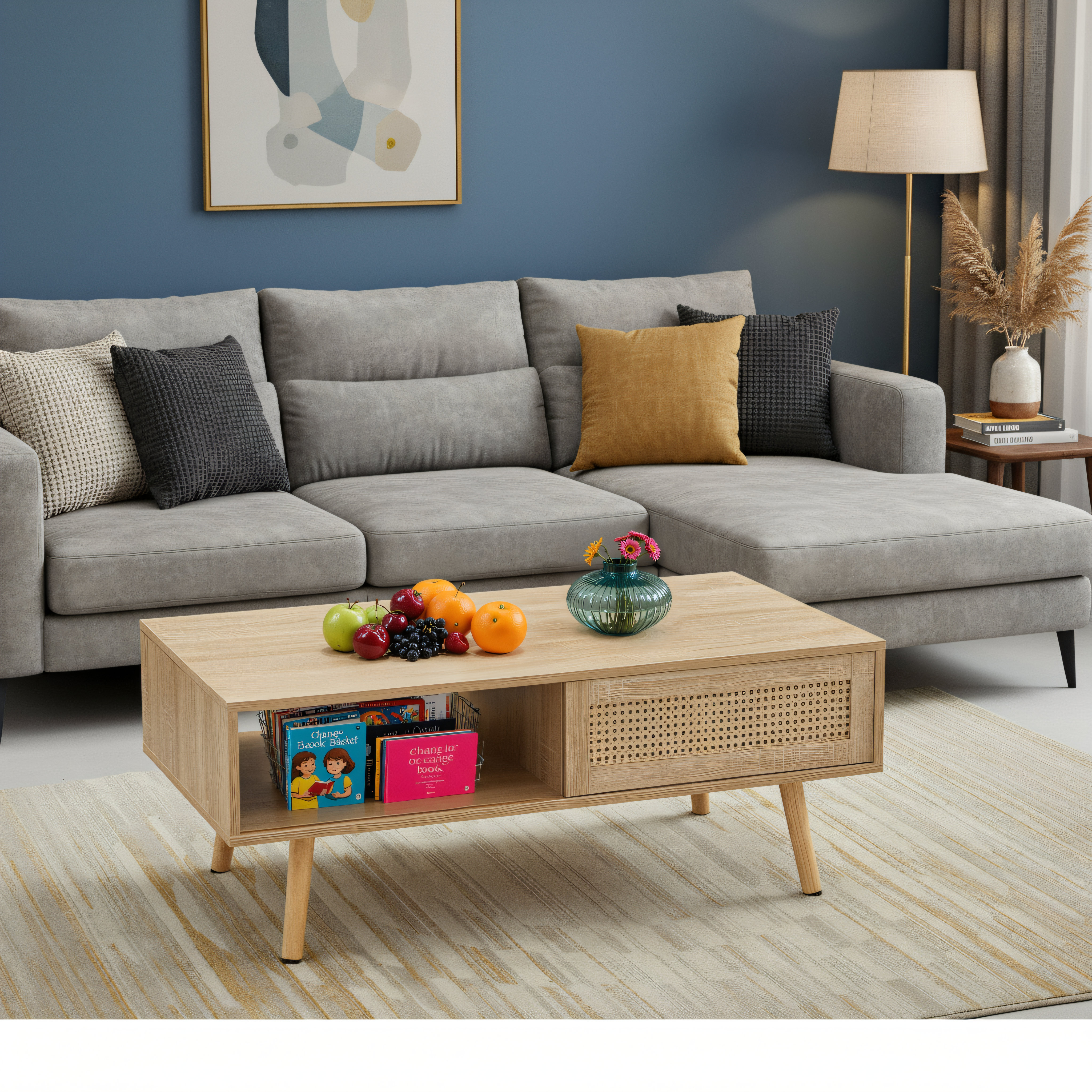 Bay Isle Home™ 41.33-inch Coffee Table, Legs Are Sturdy, Pvc Feet Are ...
