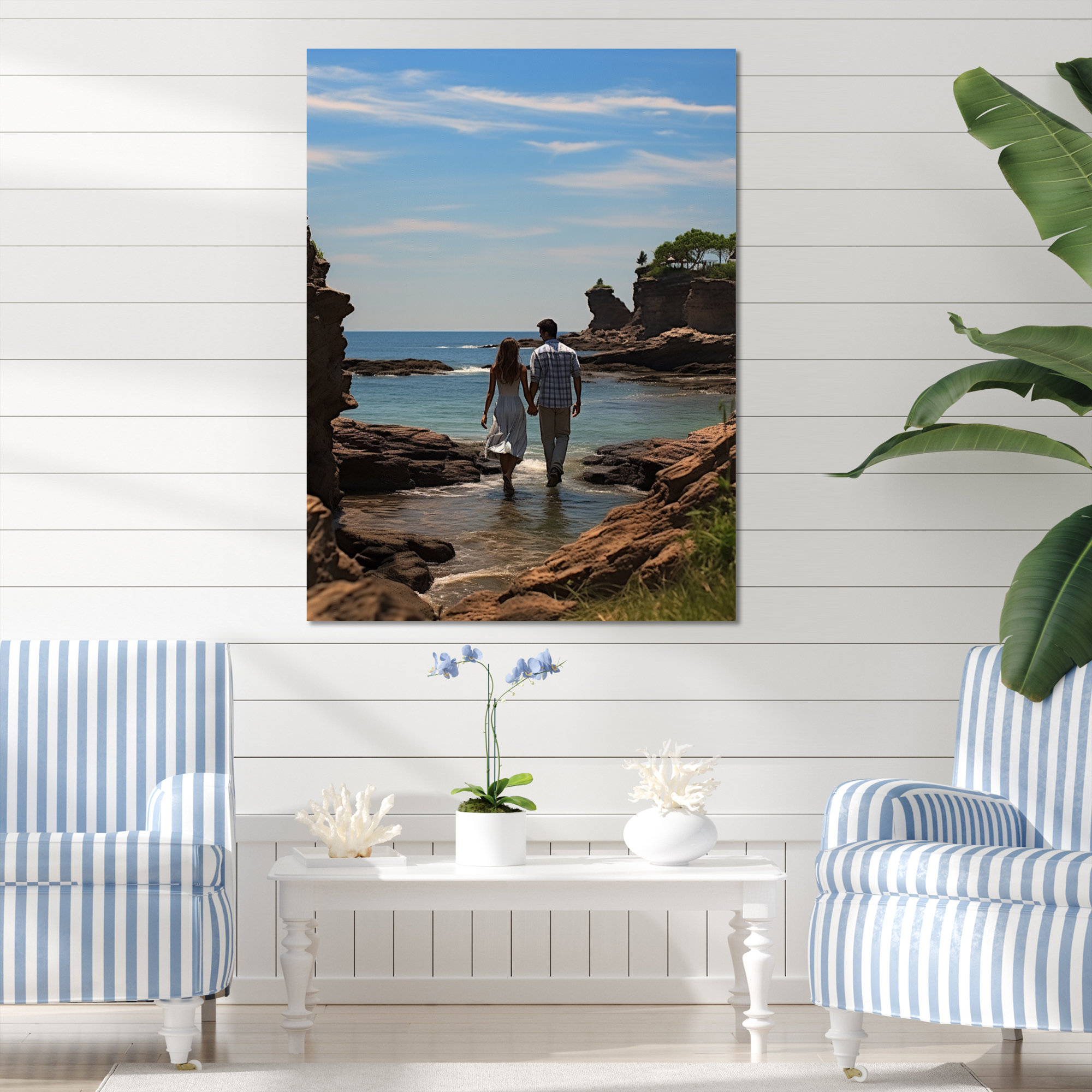Highland Dunes Beach Photo Seaside Stroll I On Canvas Print | Wayfair