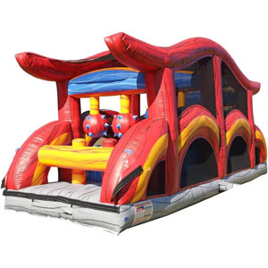 JumpOrange Shadow Obstacle Course Bounce House for Kids and Adults ...