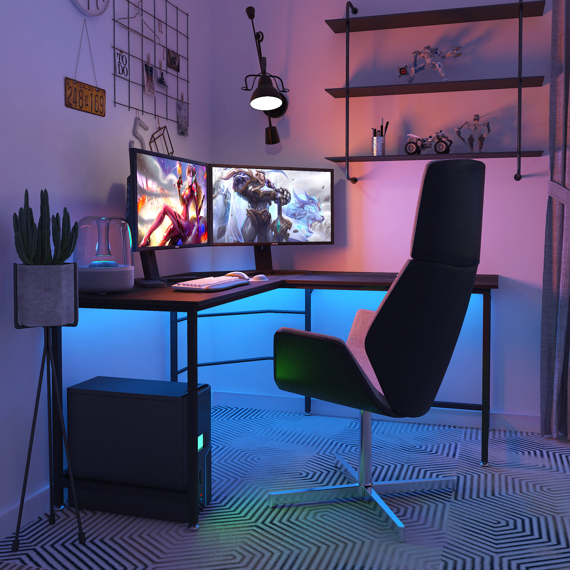 Inbox Zero Reversible L-Shape Desk & Reviews - Wayfair Canada