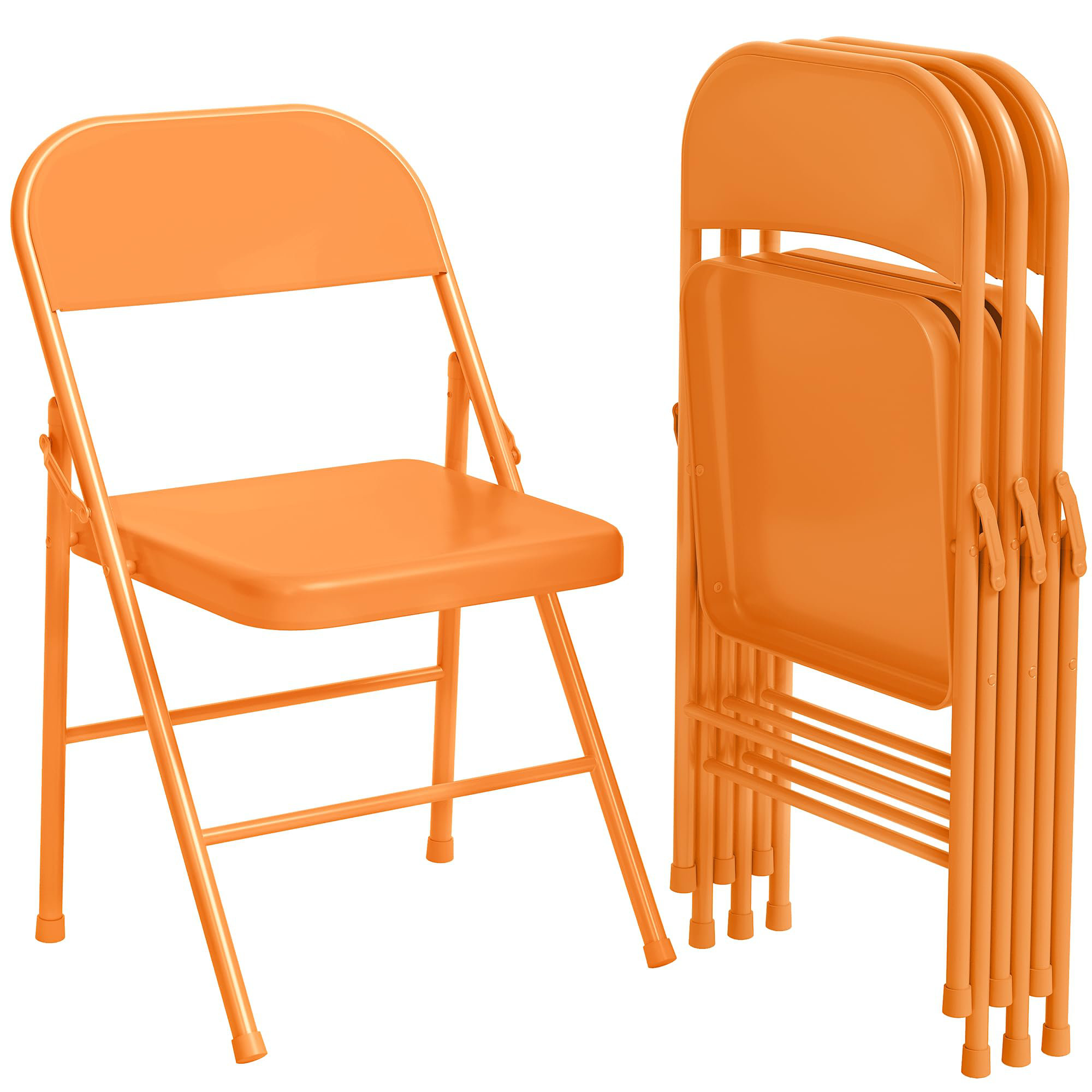 Latitude Run® Folding Chairs Set Of 4 Hold Up To 350 Pounds | Wayfair