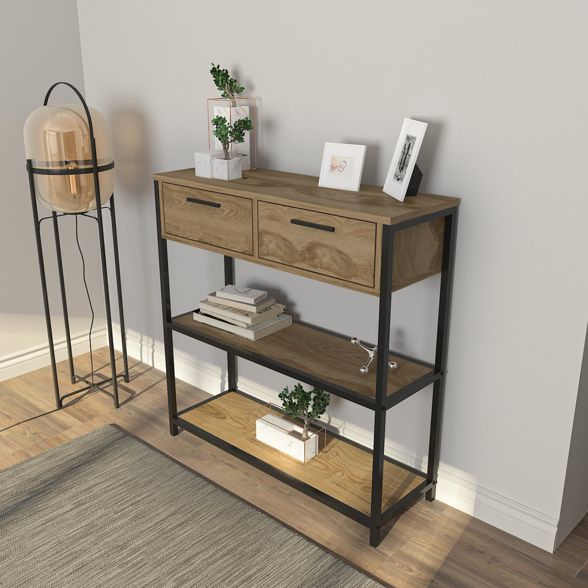 Borough Wharf Mickie 90cm Console Table | Wayfair.co.uk