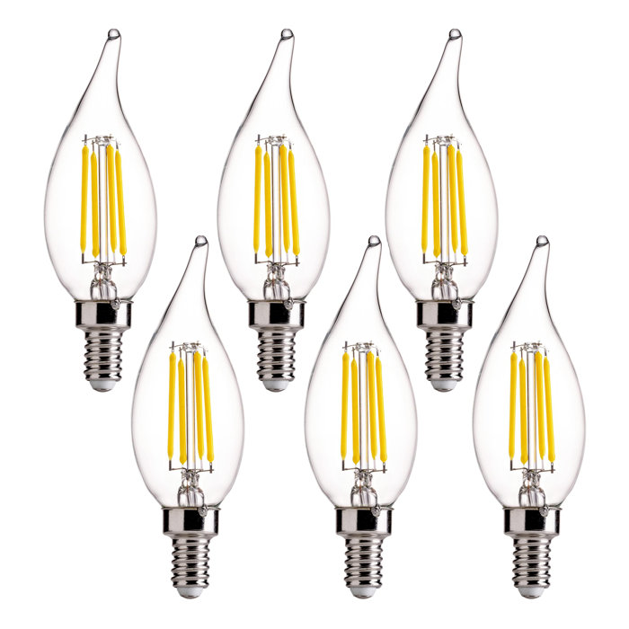 FLSNT CA11E12 Led Candelabra Light Bulbs, Ca11 E12 Chandelier Led Light ...