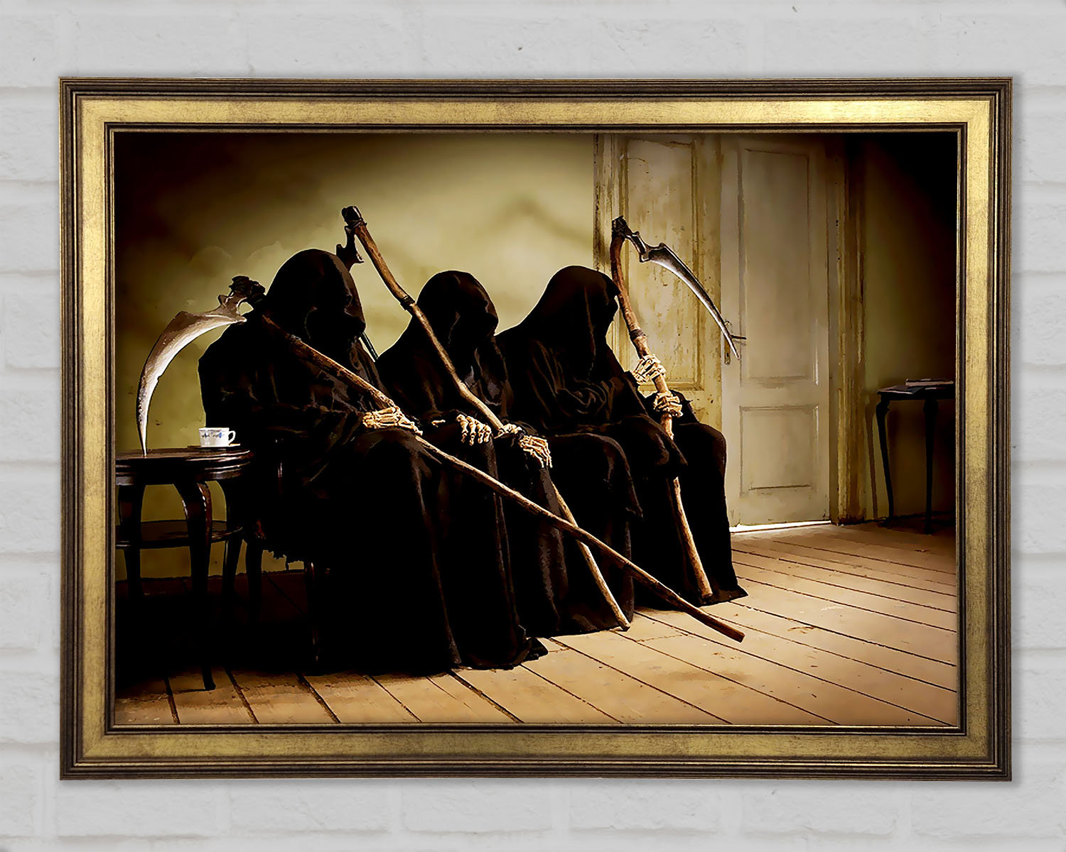 Happy Larry The Grim Reapers - Print | Wayfair.co.uk