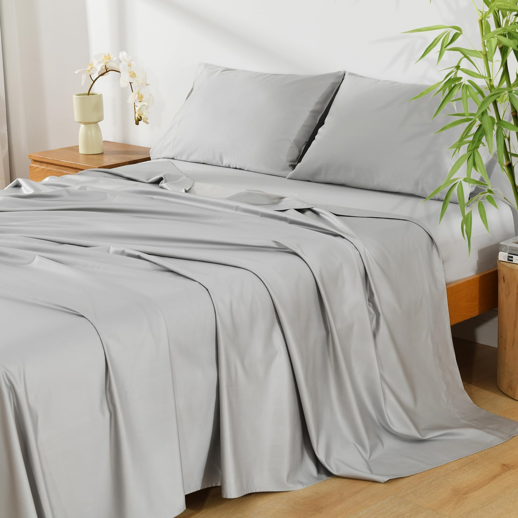IFBECT 4pc Bed Sheets Set Rayon From Bamboo - Wayfair Canada