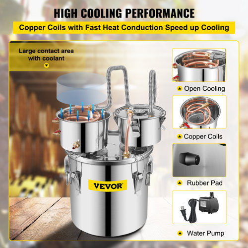 Vevor 5.5 Gallon 20L Boiler Home Brewing Kit & Reviews | Wayfair