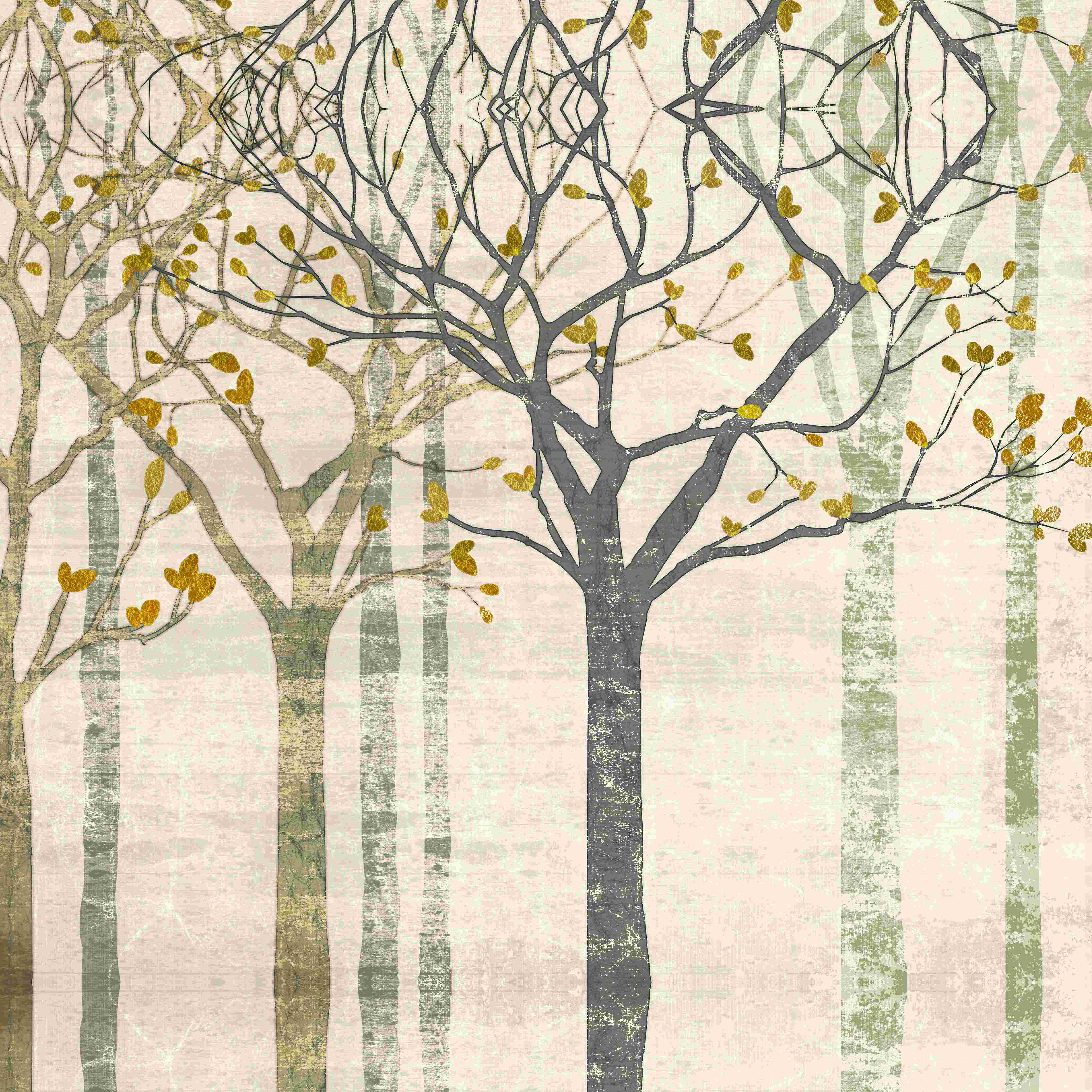 Winston Porter Trees - Wrapped Canvas Graphic Art | Wayfair
