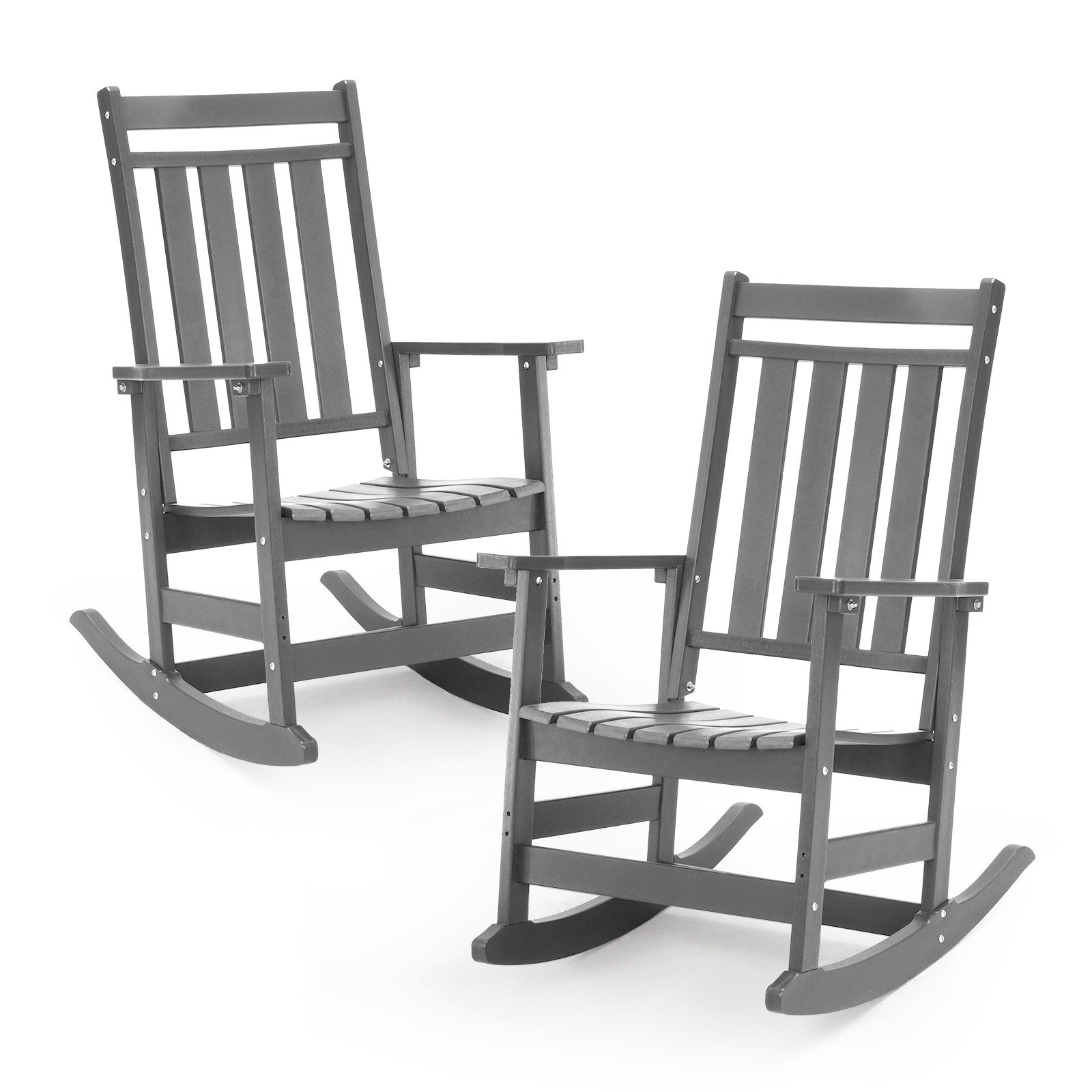 Dovecove Hdpe Outdoor Rocking Chairs (set Of 2) - Wayfair Canada