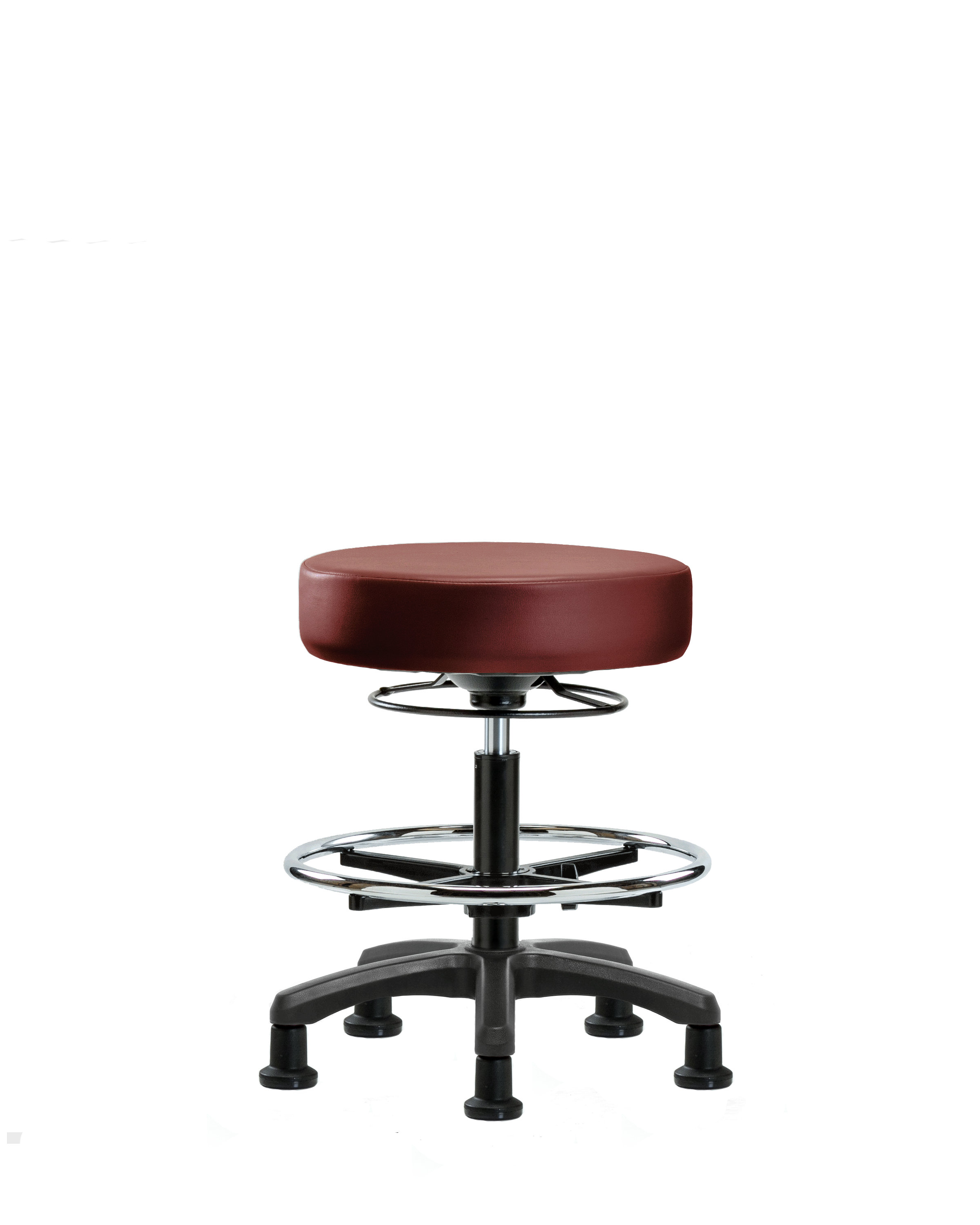 Inbox Zero Vinyl Mini Bench Height Adjustable Lab Stool - Wayfair Canada