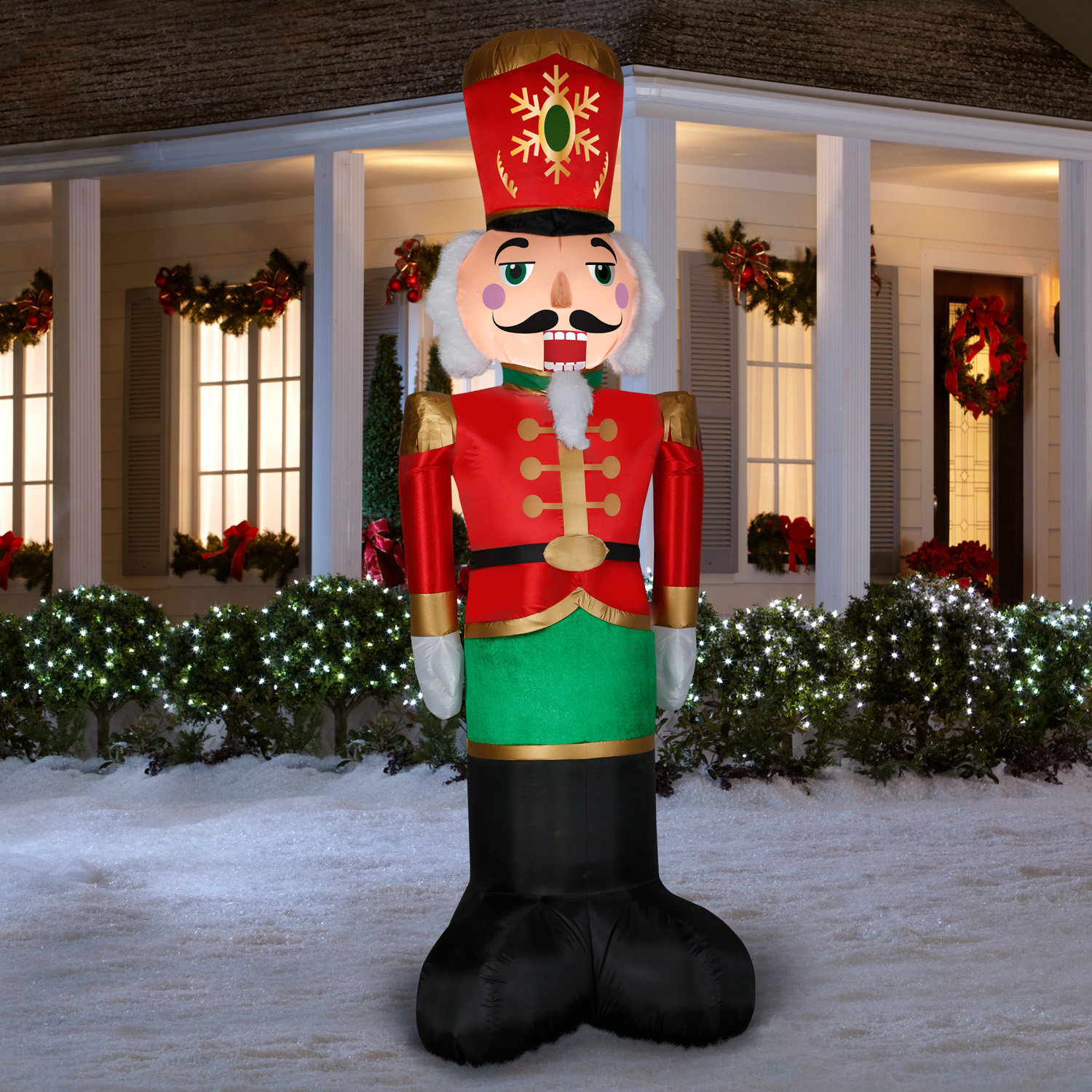 Gemmy Industries Airblown Inflatables Luxe Nutcracker & Reviews | Wayfair