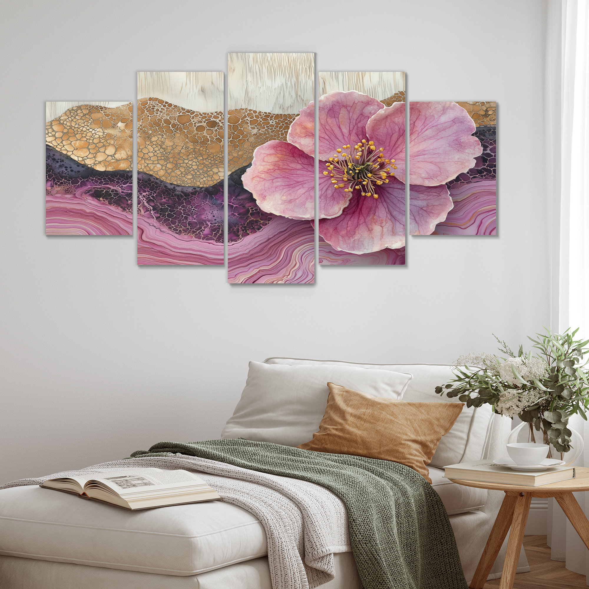 Mercer41 Guildford - Apple Blossom Wall Art - Traditional Wall Art For ...