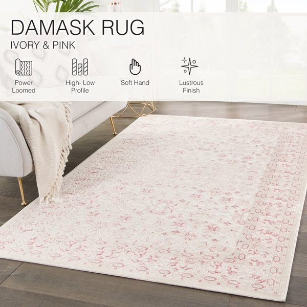 Kelly Clarkson Home Ashley Pink/Cream Rug & Reviews | Wayfair