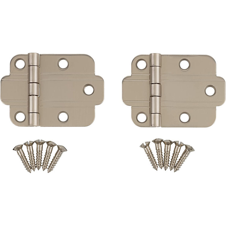 UNIQANTIQ HARDWARE SUPPLY Art Deco Flush Mount Cabinet Door Hinge ...