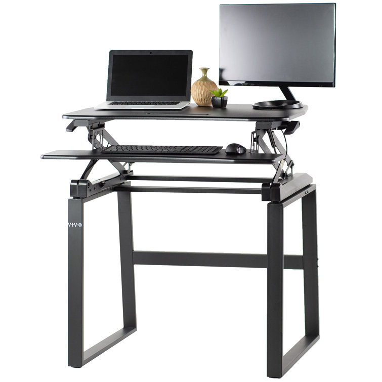 VIvo Adjustable Metal Base Standing Desk | Wayfair