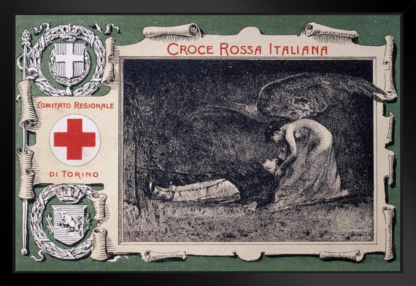 Trinx Croix-Rouge italienne, rétro, médical, Illustration rétro, Art ...