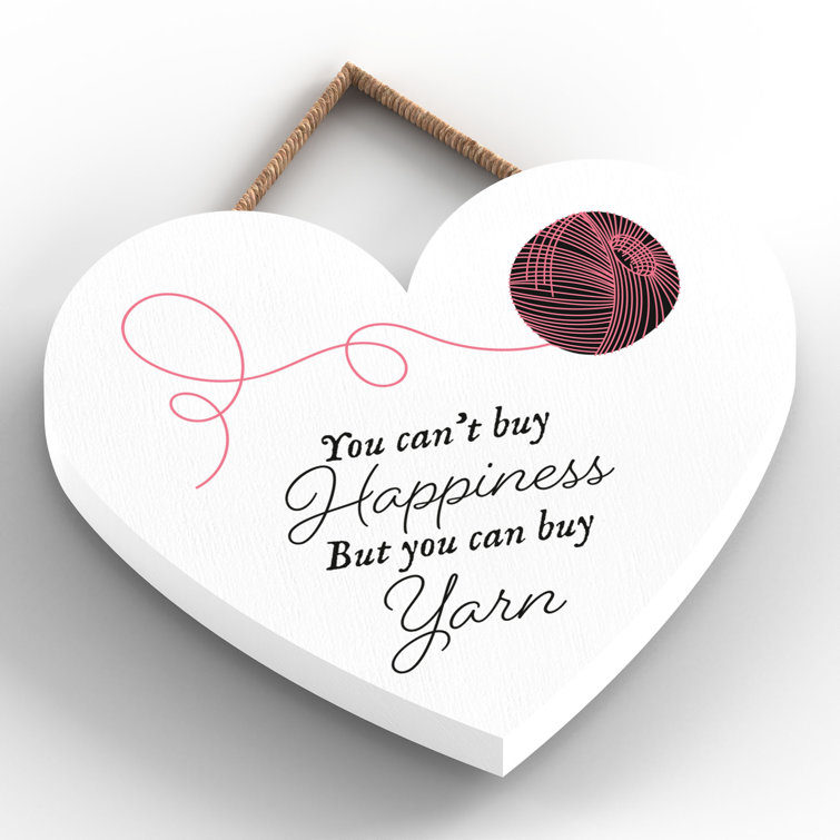 Happy Larry Sew Yarn Signs and Plaques | Wayfair.co.uk
