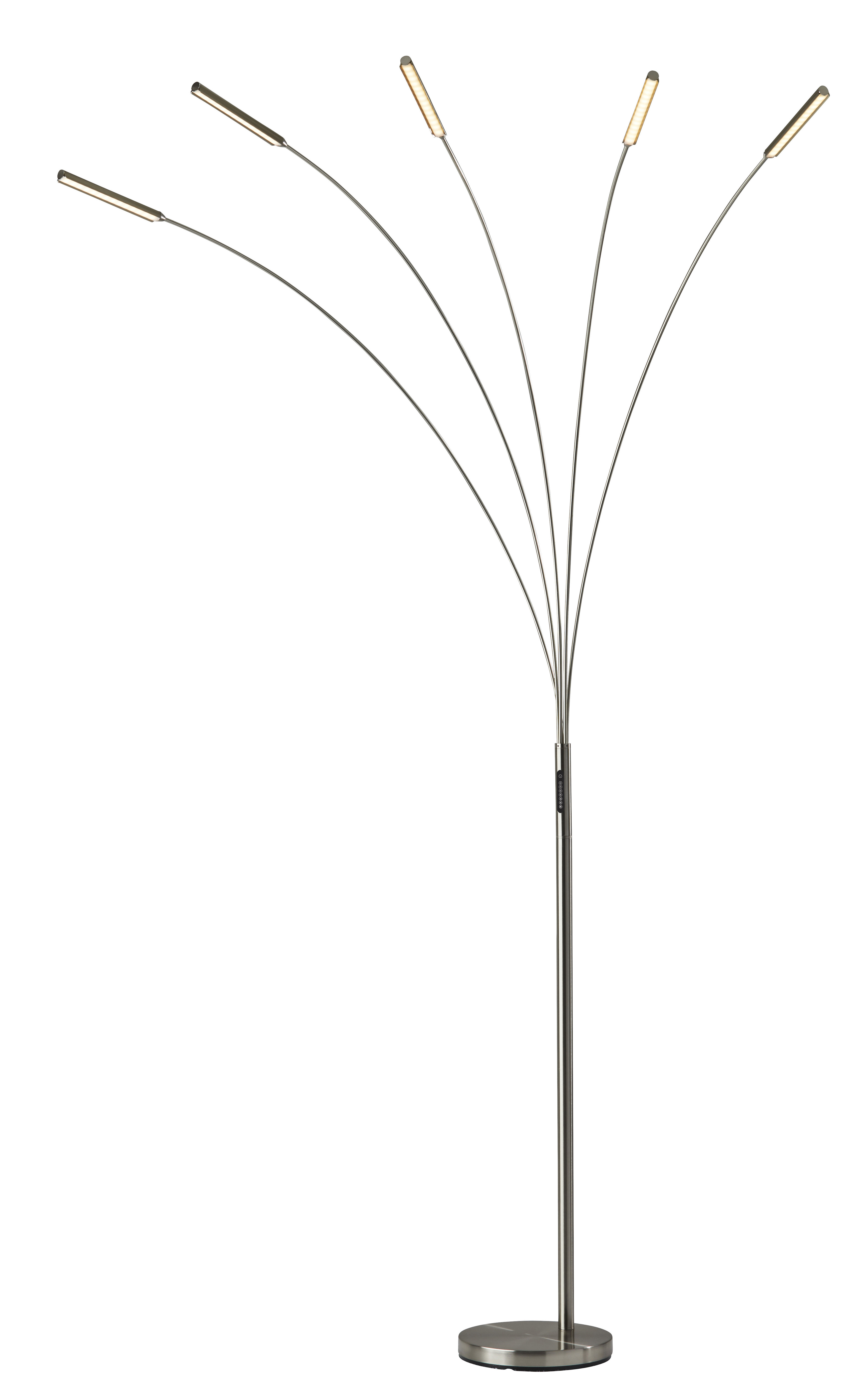 AllModern Kodiak 93'' Brushed Steel LED Tree Floor Lamp & Reviews ...