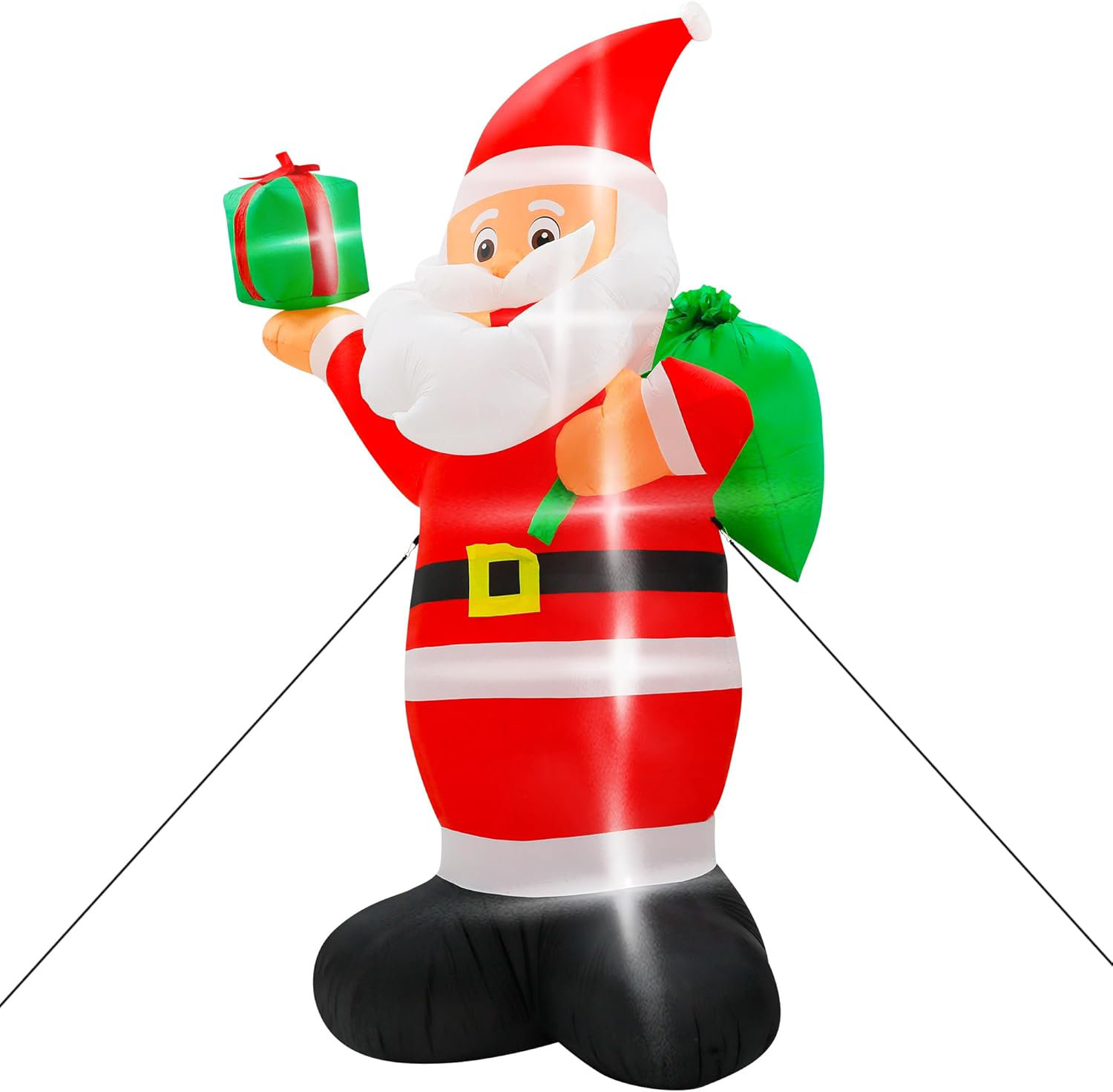 The Holiday Aisle® 14.4FT Christmas Santa Inflatables, Giant Inflatable ...