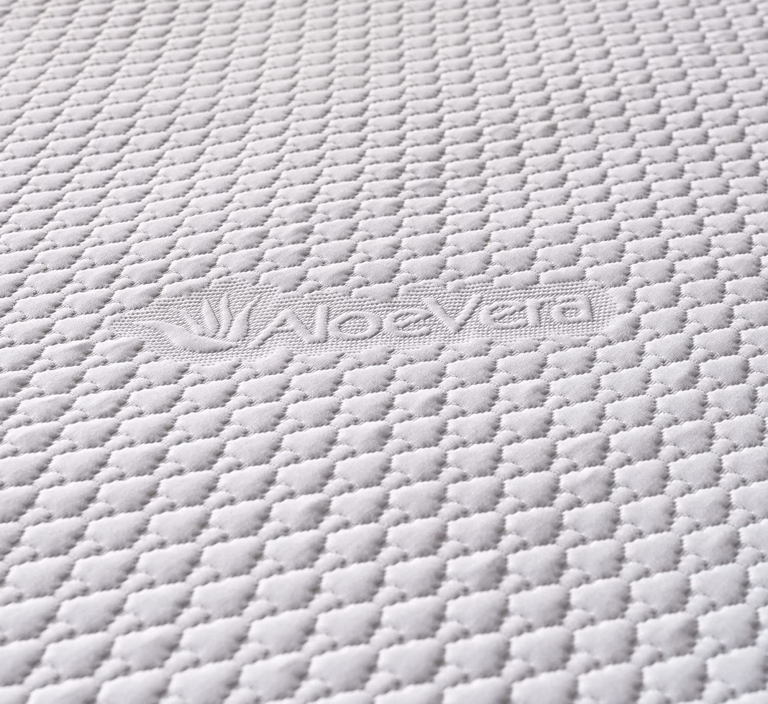 DOQU Home Aloe Vera Mattress Protector Queen Size, Waterproof Vinyl Mattress Cover Pad, Smooth ...