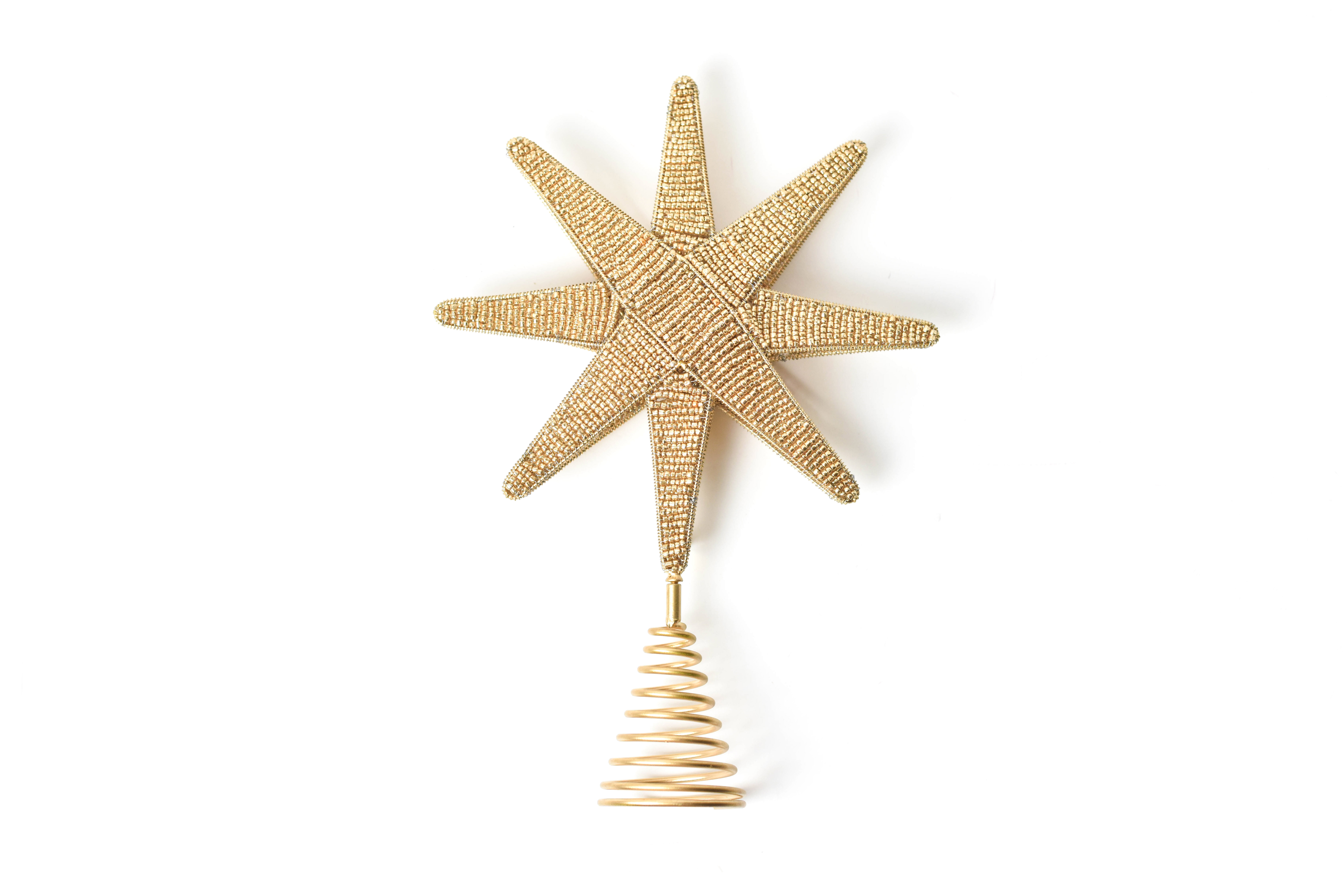 Coton Colors Beaded 12 Tree Topper | Wayfair