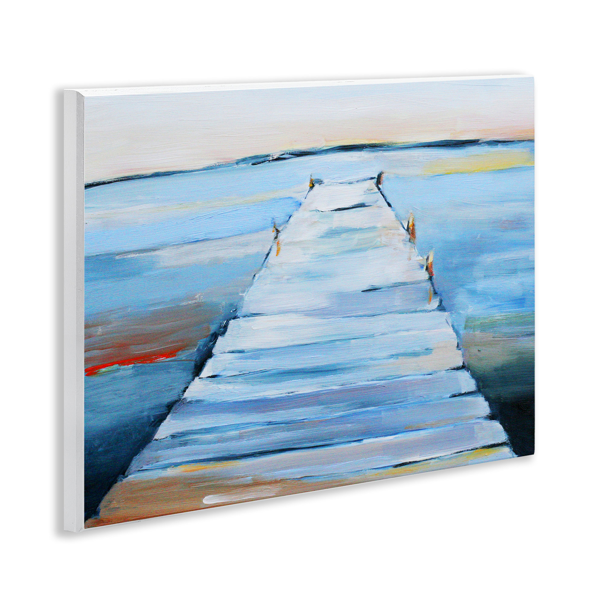 Breakwater Bay Wet Dock Seascape Wall Plaque, design by 1x | Wayfair