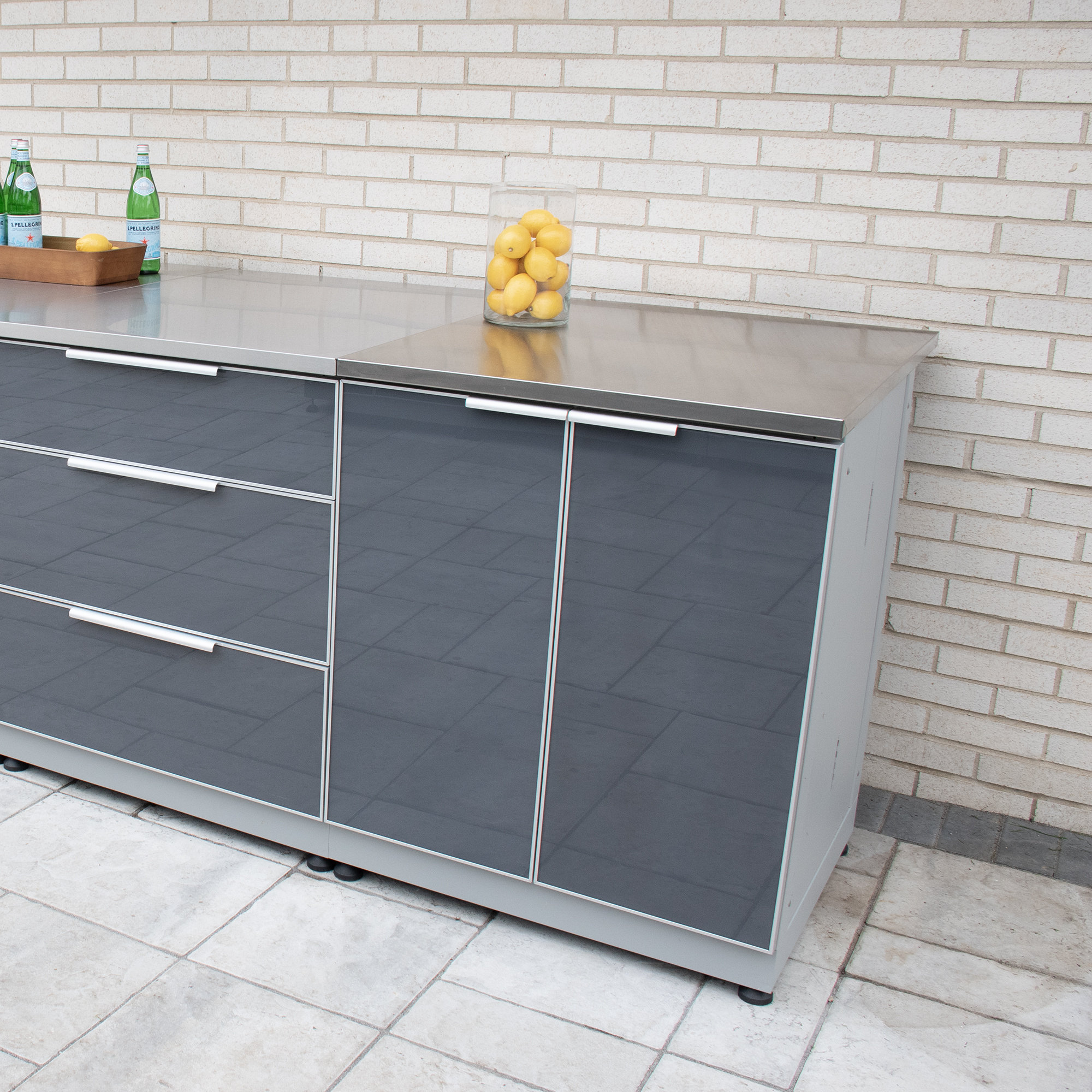 Blue Sky Outdoor Living 90'' 3 Piece Combo Outdoor Kitchen | Wayfair