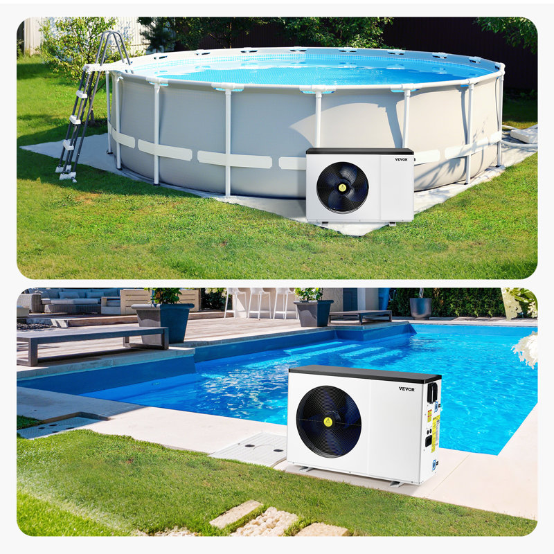 Stellweilan Tessberg Electric Pool Heat Pump 35830 BTU for Above and In ...