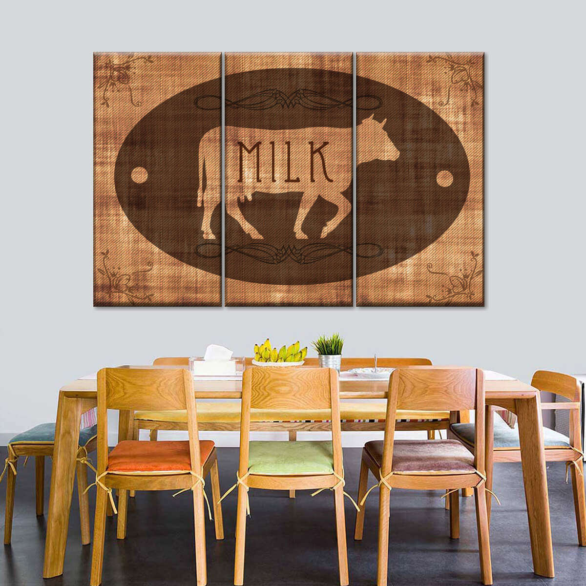 August Grove® Cow Milk Multi Piece Canvas Print - Wayfair Canada