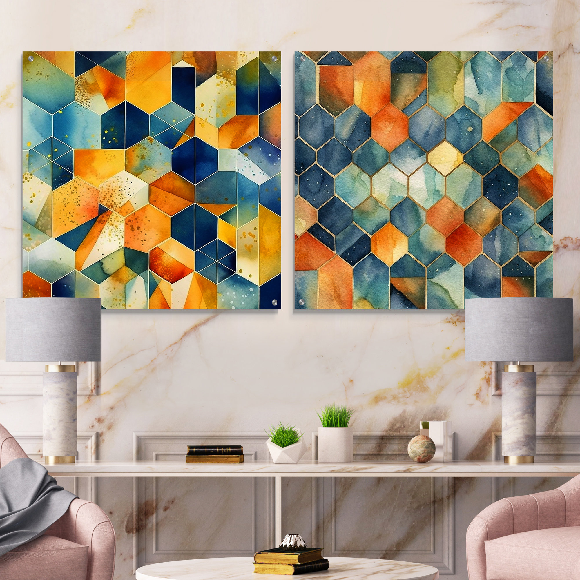 George Oliver Soothing Scandinavian Reflections - Scandinavian Acrylic ...