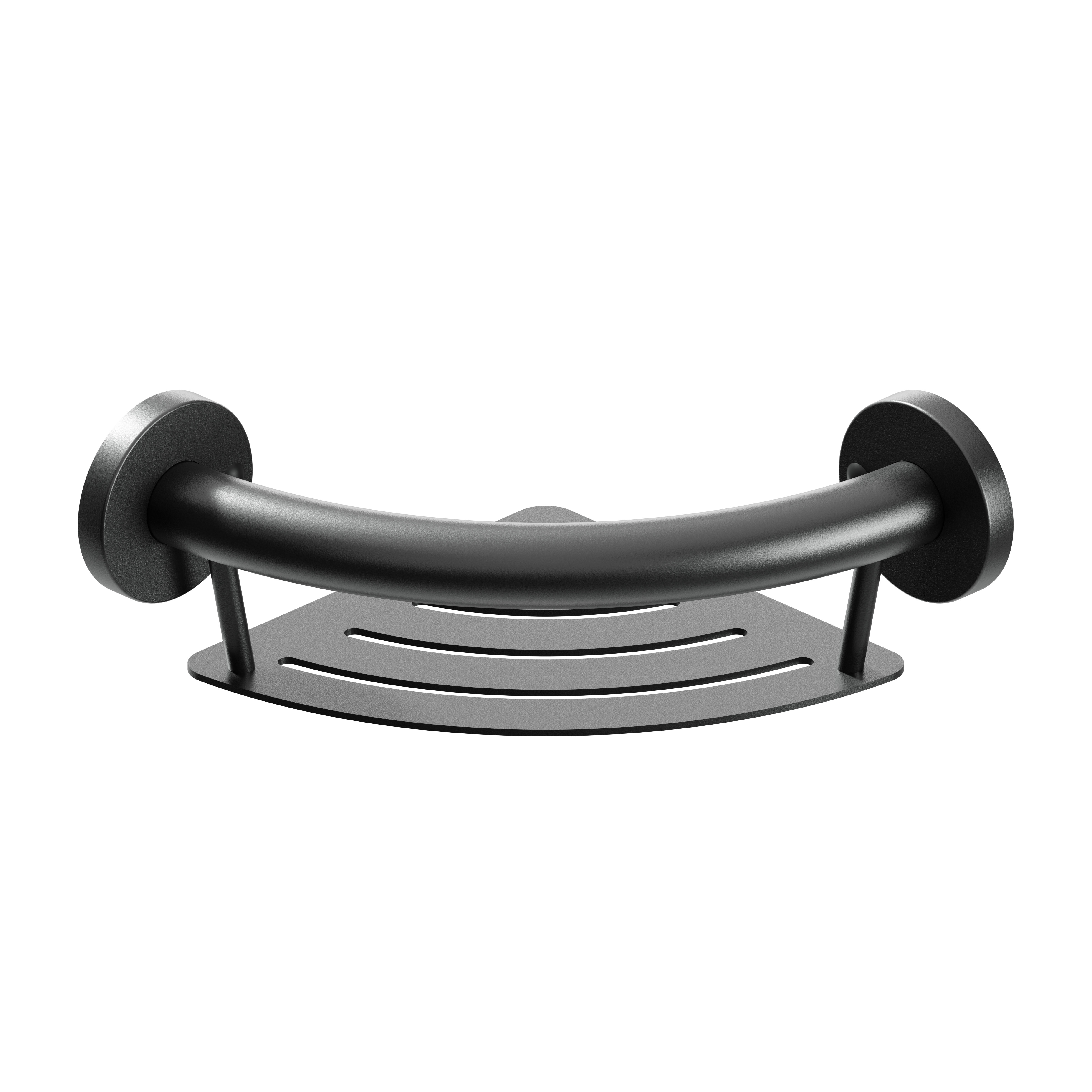 HealthCraft - PLUS Corner Shelf 9.5", Grab Bar for Bath and Shower ...