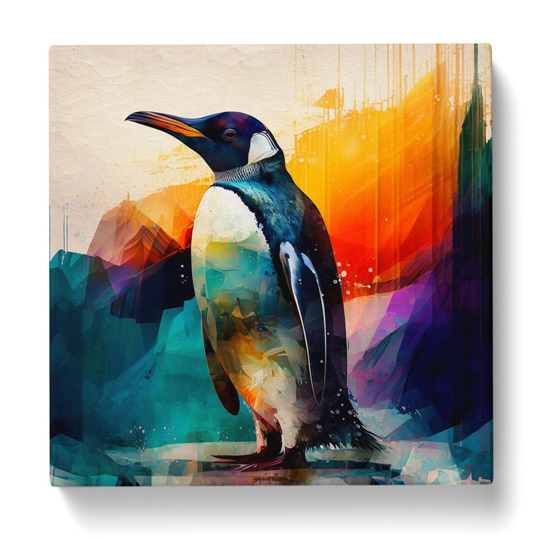 Marlow Home Co. Penguin Abstract - No Frame Print | Wayfair.co.uk