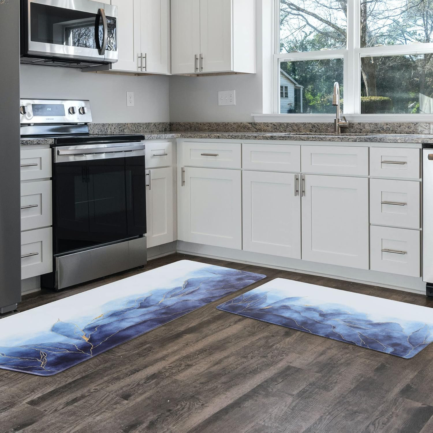 Orren Ellis Farmhouse Kitchen Rugs Set of 2 - Wayfair Canada