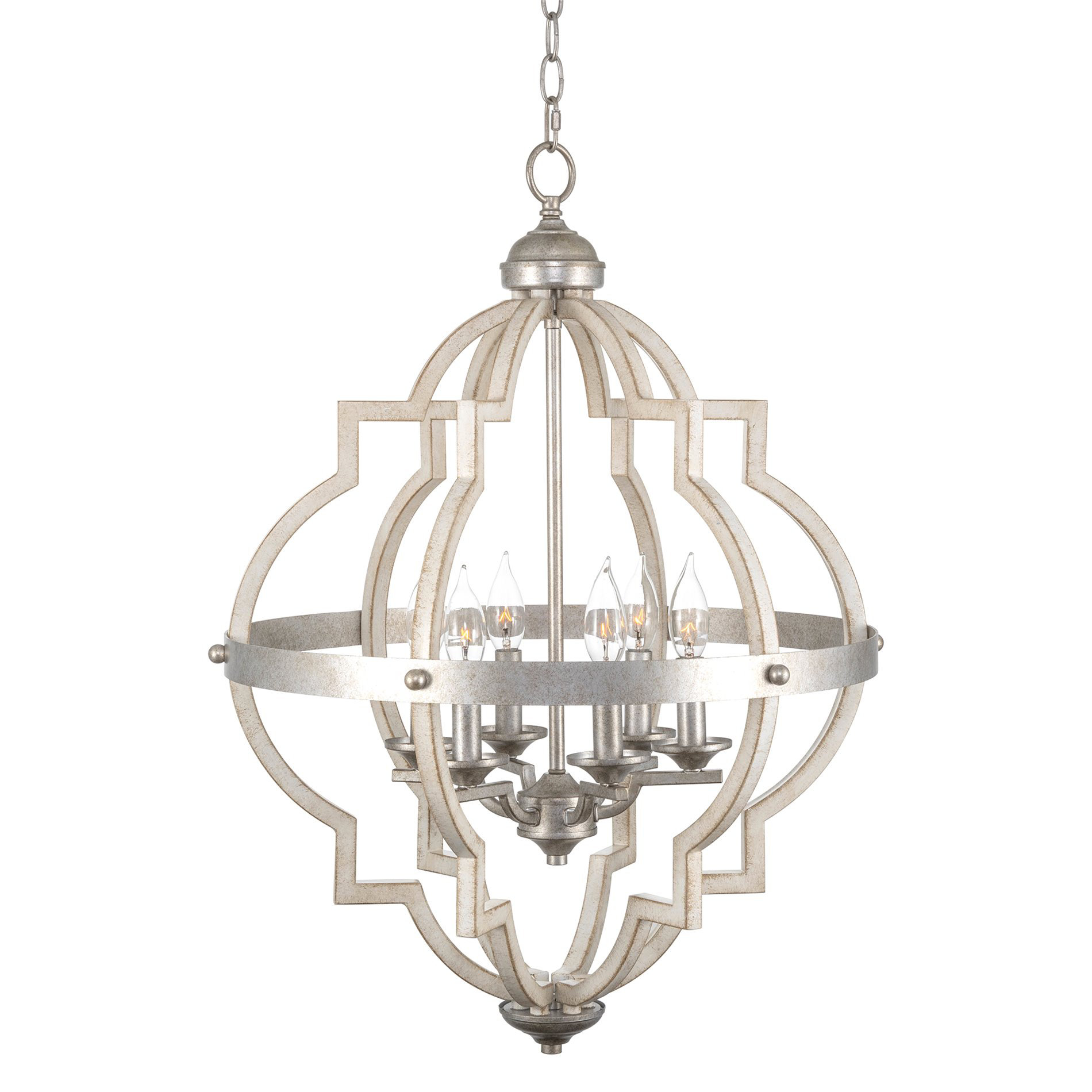 Ophelia & Co. Porterfield 6 - Light Unique Geometric Chandelier | Wayfair