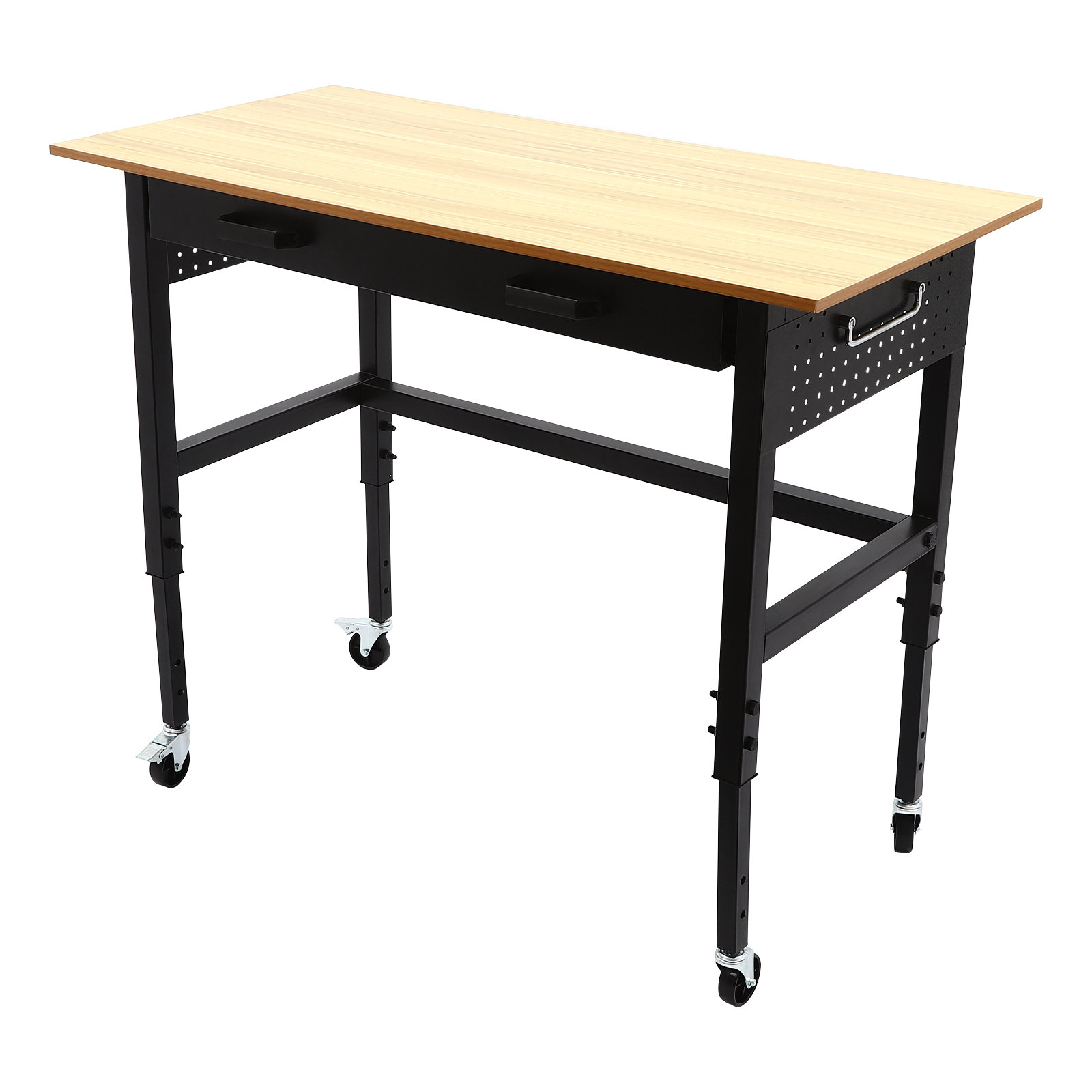 WFX Utility™ 23.6'' W Manufactured Wood Top Height-Adjustable Workbench ...