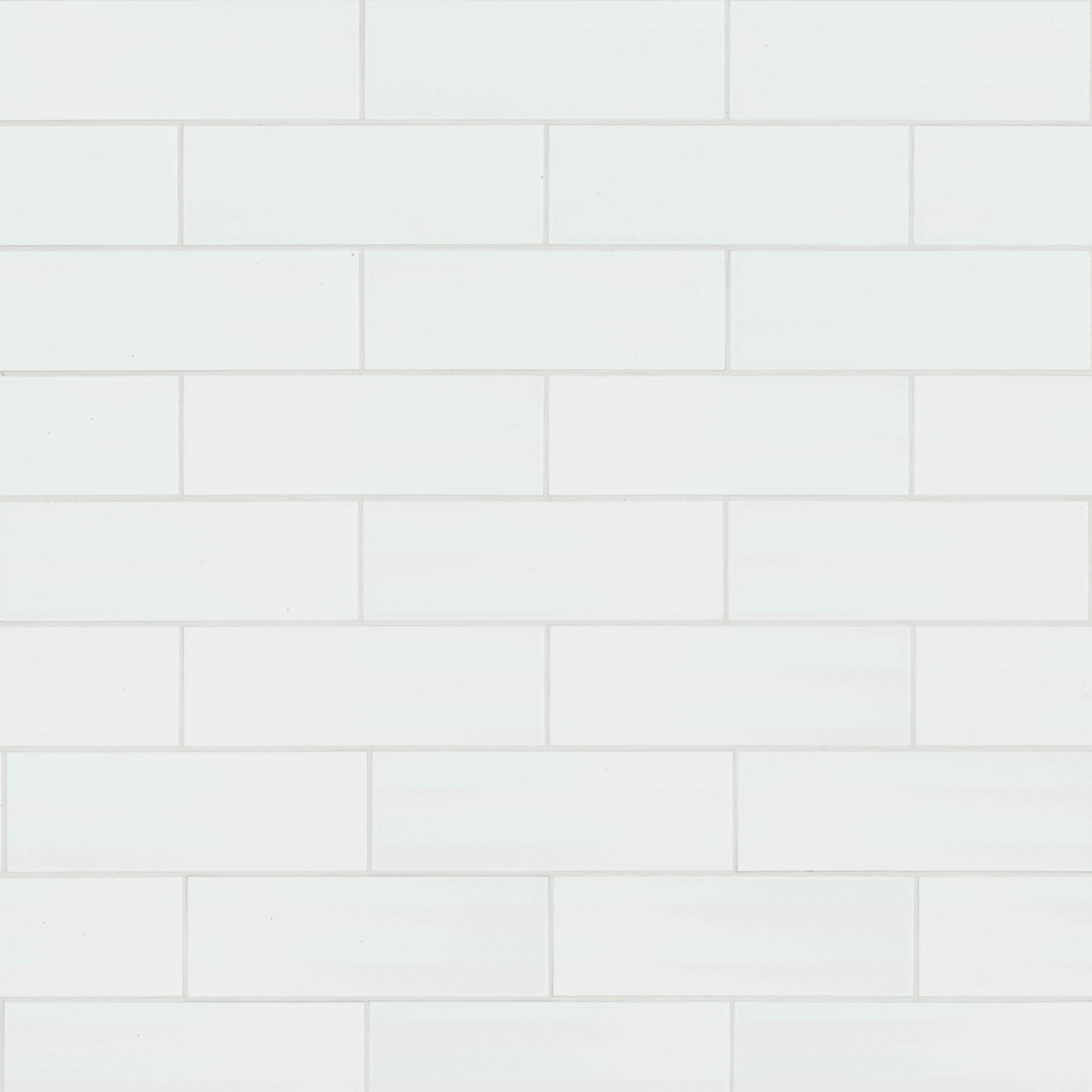 Ackland Segment Blanc 4 in. X 12 in. Glossy Ceramic Subway Wall Tile ...