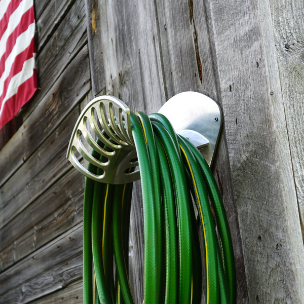 Kings County Tools Hose Holder - Heavy Duty Aluminum Water Hose Hanger ...