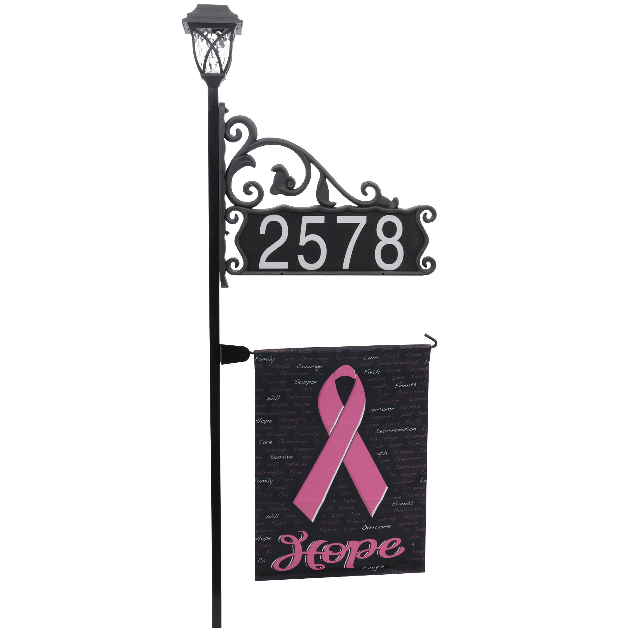 Address America Double-Sided Reflective Boardwalk Address Sign with ...