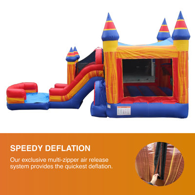 JumpOrange Superhero Commercial Grade Bounce House Water Slide for Kids ...