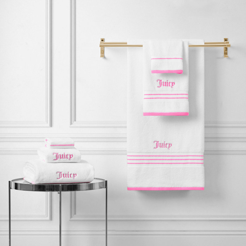 Juicy Couture Neon Border Bath Towels 6-Piece & Reviews | Wayfair
