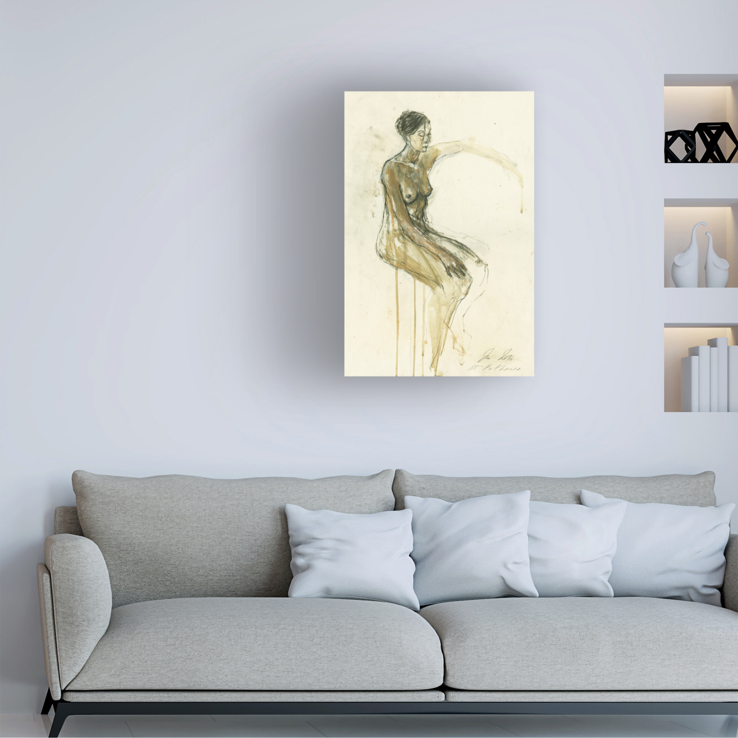 Ebern Designs Œuvre de bolognaise, «Ute Rathmann An Ingres» - Wayfair ...