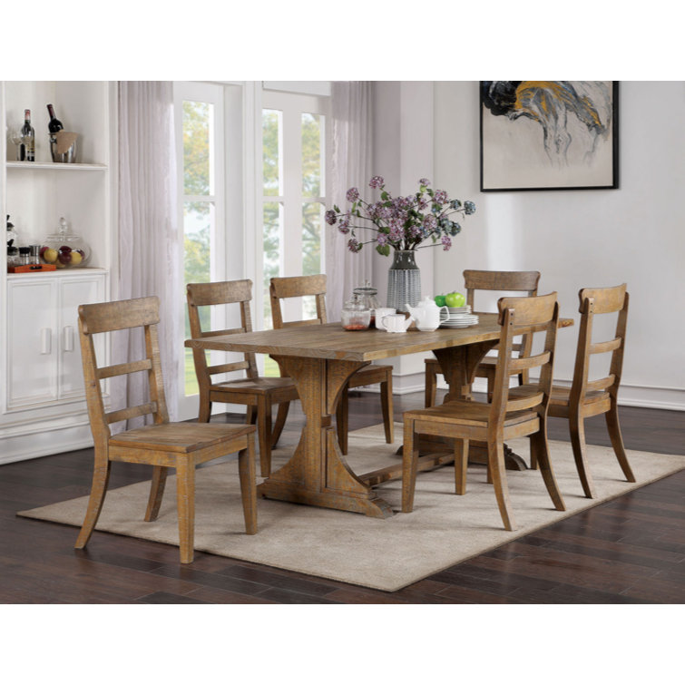 Loon Peak® Hasnan Solid Wood Side Chair | Wayfair