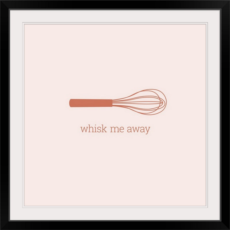 Ebern Designs 'Kitchen Art Whisk Me Away Retro by Kate Lillyson Graphic ...
