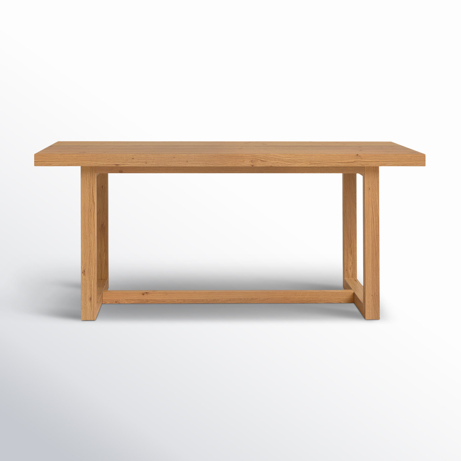 Joss & Main Modica 70'' Pine Solid Wood Sled Dining Table & Reviews ...